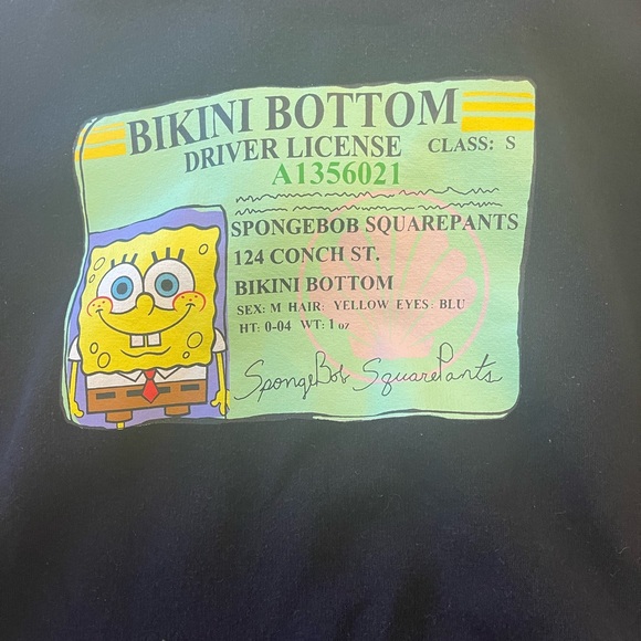 Nickelodeon | Tops | Nwot Spongebob Squarepants License Hoodie | Poshmark